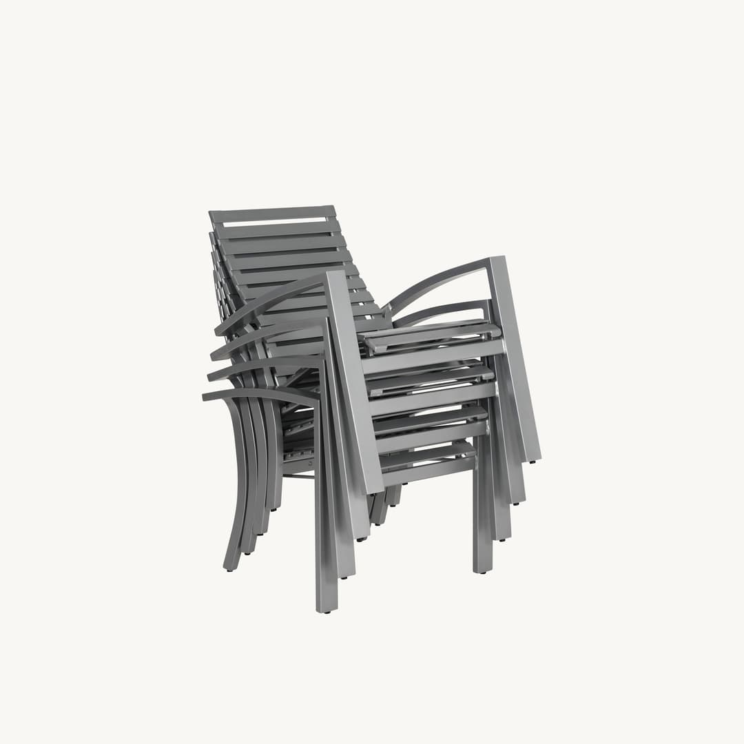 Orion Stackable Slats Dining Chair - Castelle