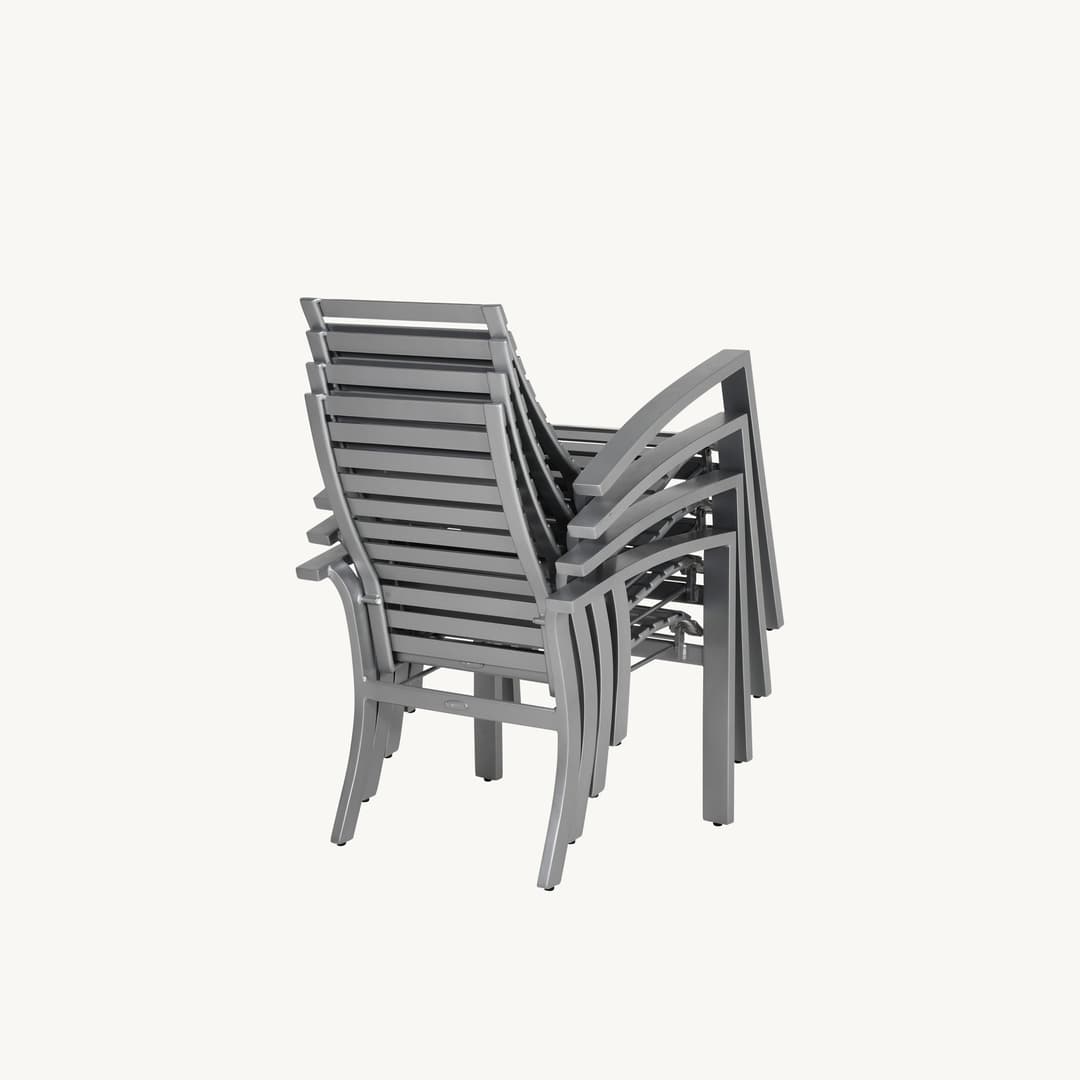 Orion Stackable Slats Dining Chair - Castelle